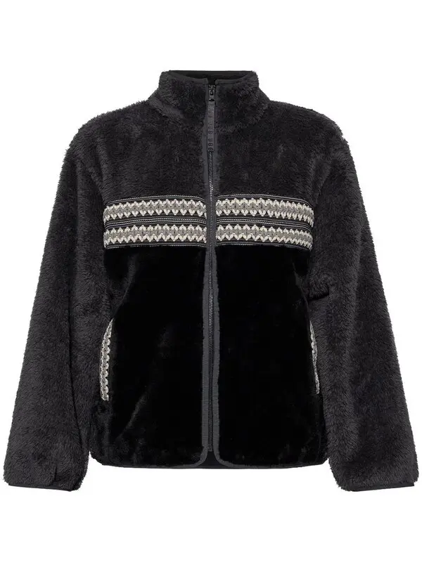 UGG Marlene Funnel-neck Fleece Jacket - Black