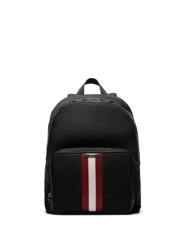 Bally Mavrick Leather Backpack - Black