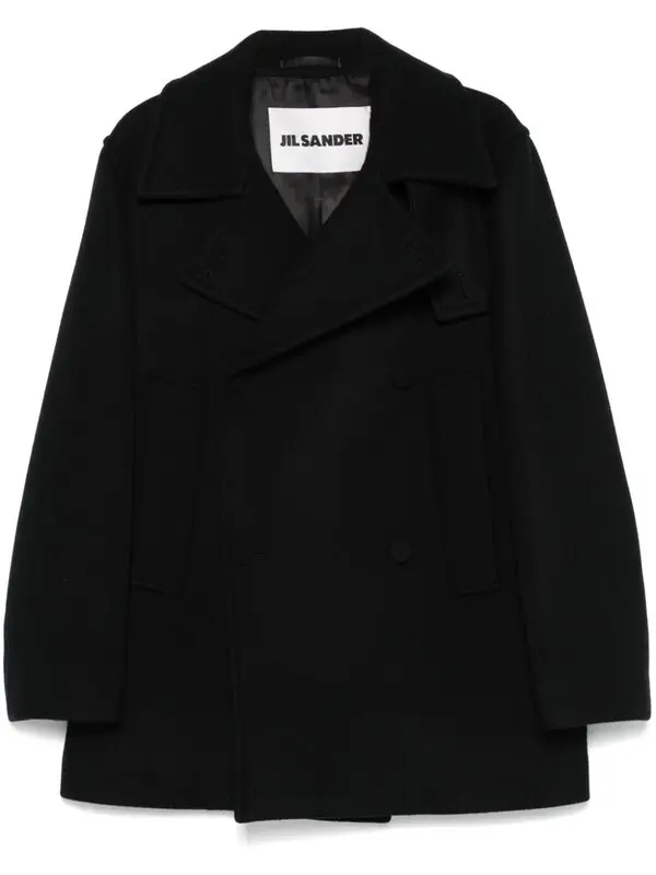 JIL SANDER Wool Kaban Coat