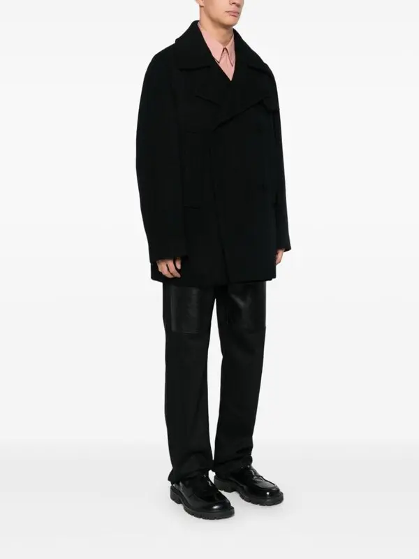 JIL SANDER Wool Kaban Coat