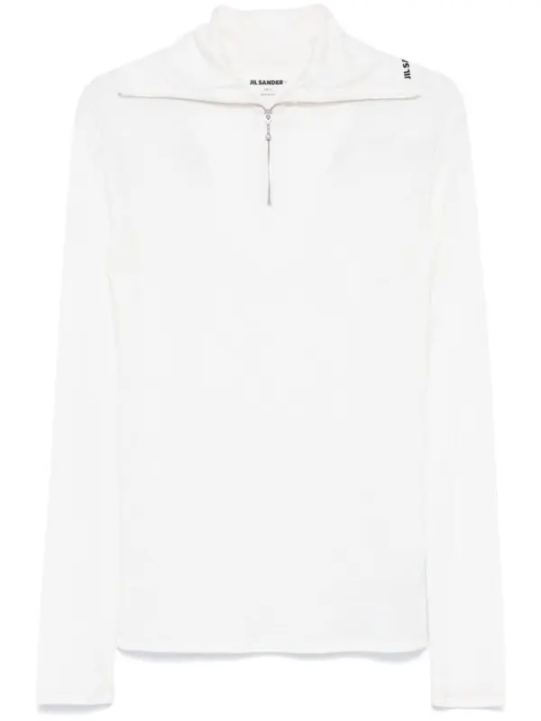 JIL SANDER Zip-up T-shirt