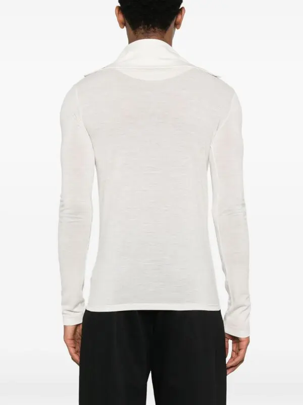 JIL SANDER Zip-up T-shirt