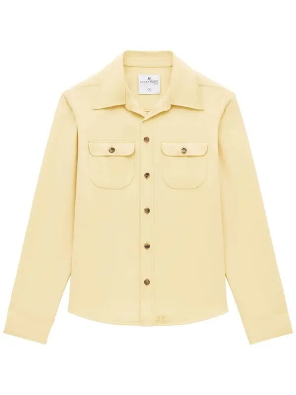 COURREGES Western Twill Shirt - Yellow