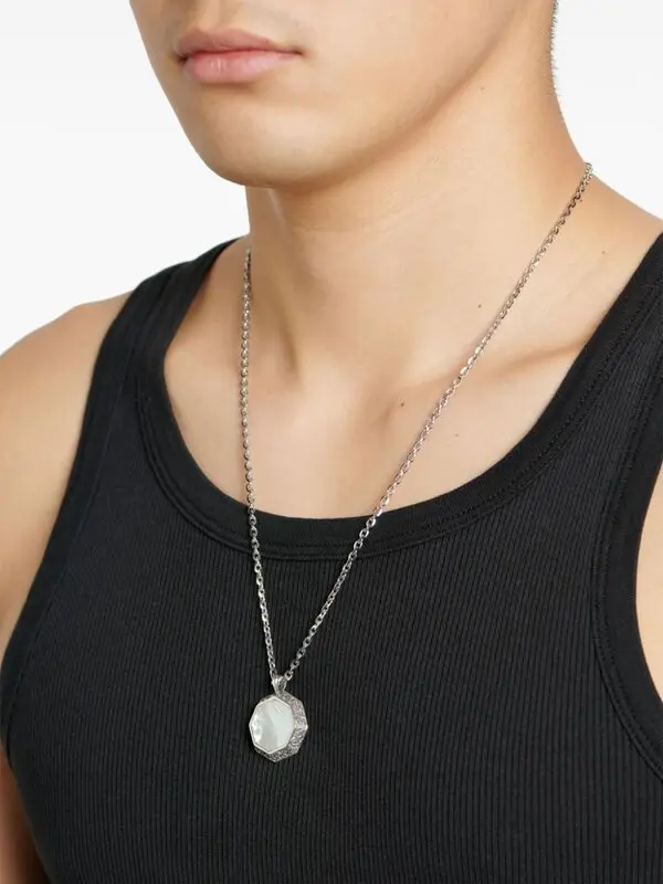 Emanuele Bicocchi Mother-of-pearl Amulet Necklace