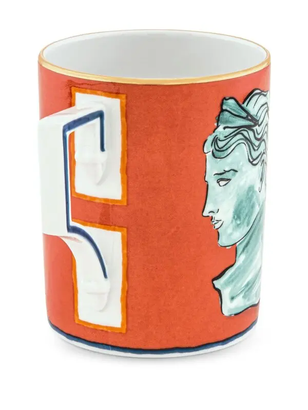 GINORI 1735 Il Viaggio Di Neptuno Mug - Orange