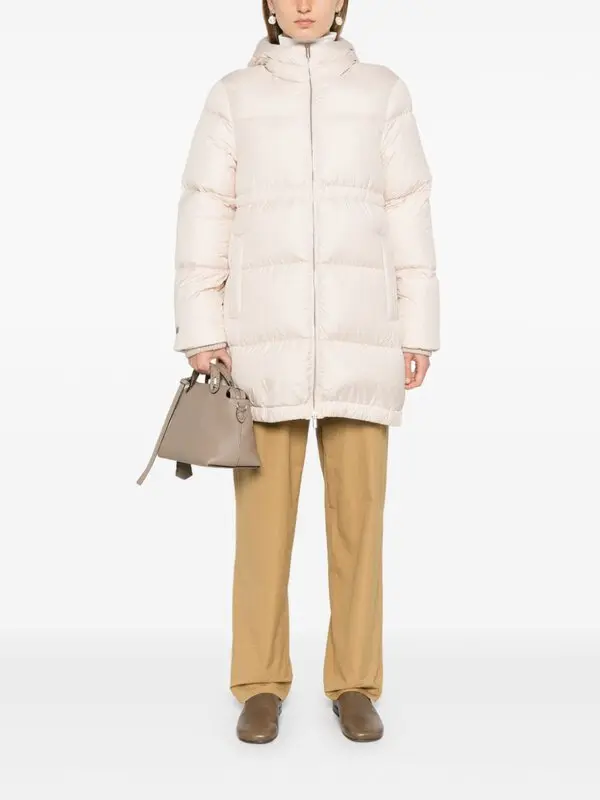 Peserico Beaded-trim Padded Coat
