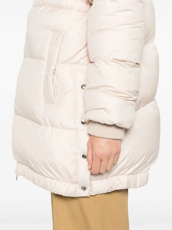 Peserico Beaded-trim Padded Coat