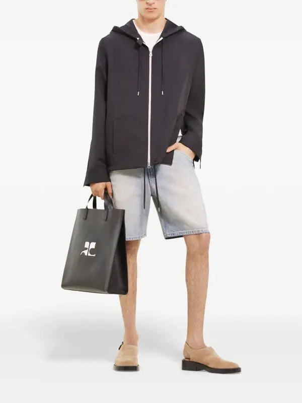 COURREGES Zipped Twill Jacket
