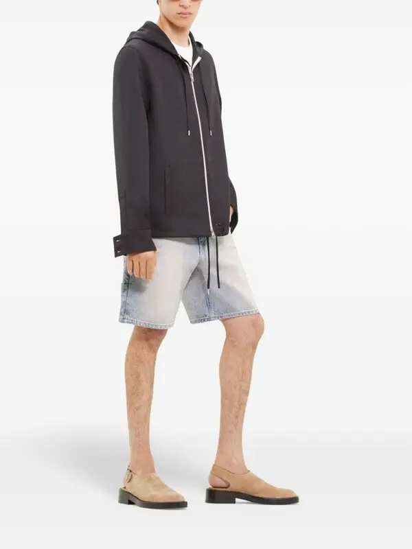 COURREGES Zipped Twill Jacket