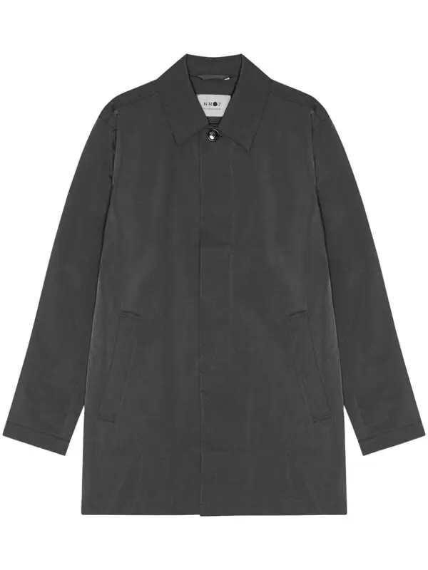 Nn07 Kim Single-breasted Coat - Grey