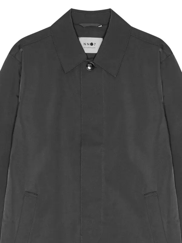 Nn07 Kim Single-breasted Coat - Grey