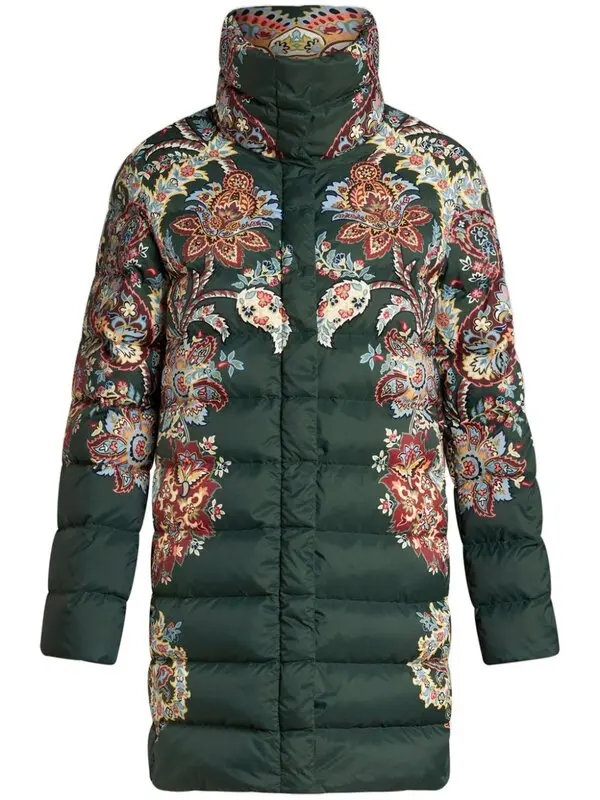 Etro Paisley-print Puffer Coat