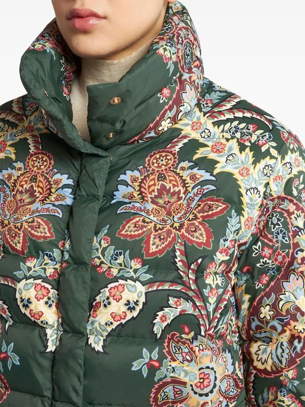 Etro Paisley-print Puffer Coat