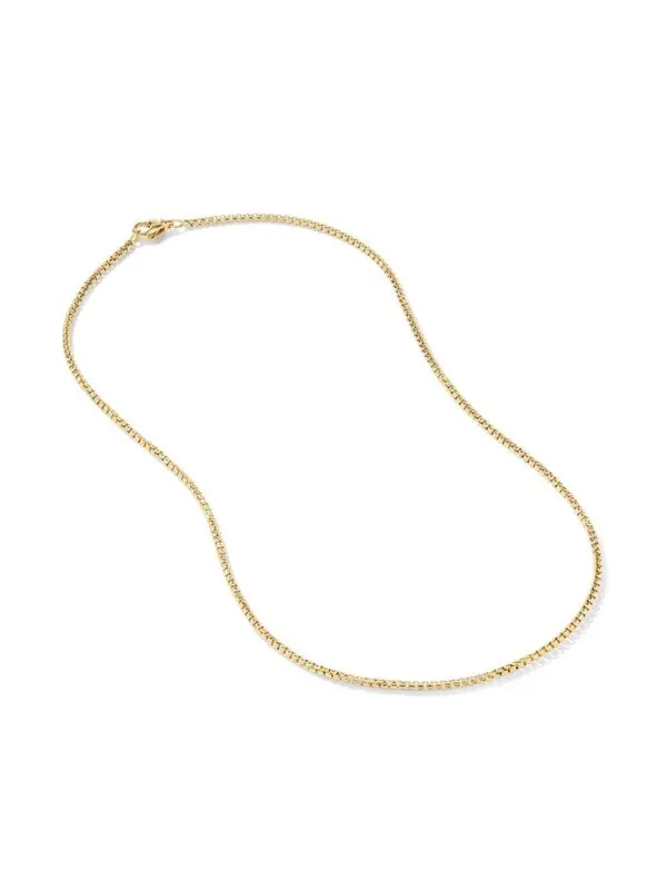 David Yurman 18kt Yellow Box Chain Necklace - Gold