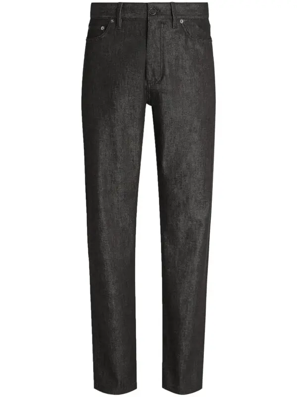 Zegna Roccia Stretch Jeans - Black