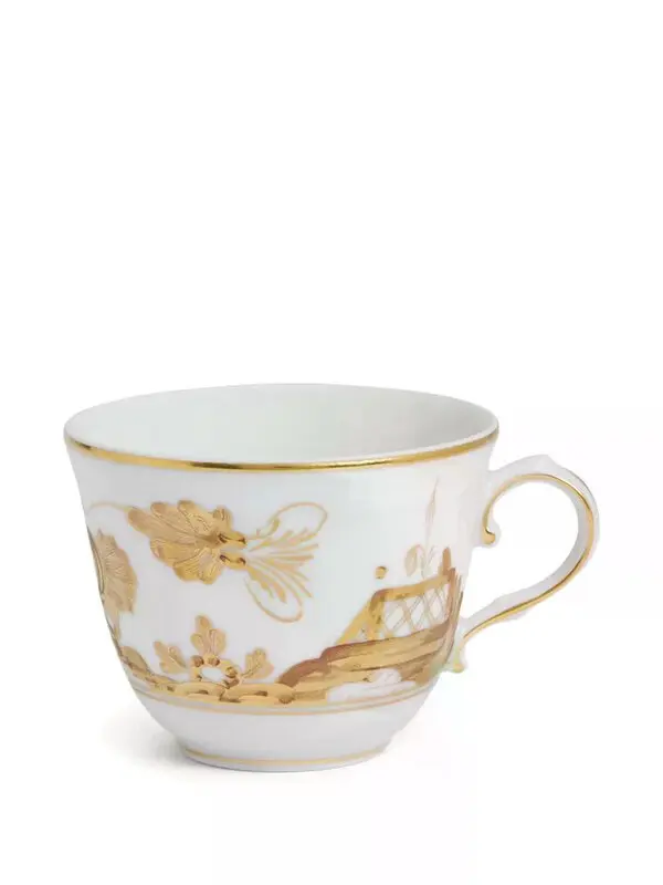 GINORI 1735 Oriente Italiano Aurum Tea Cup - White
