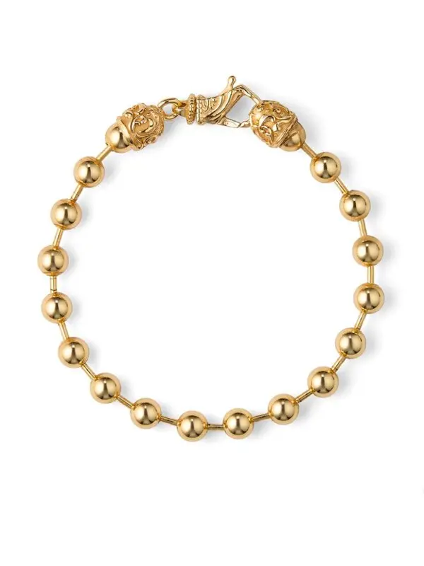 Emanuele Bicocchi Plated Bead Bracelet - Gold