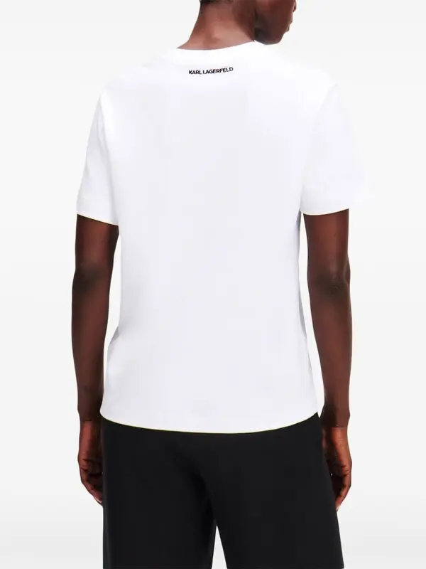 Karl Lagerfeld Ikon Aquarelle T-shirt - White