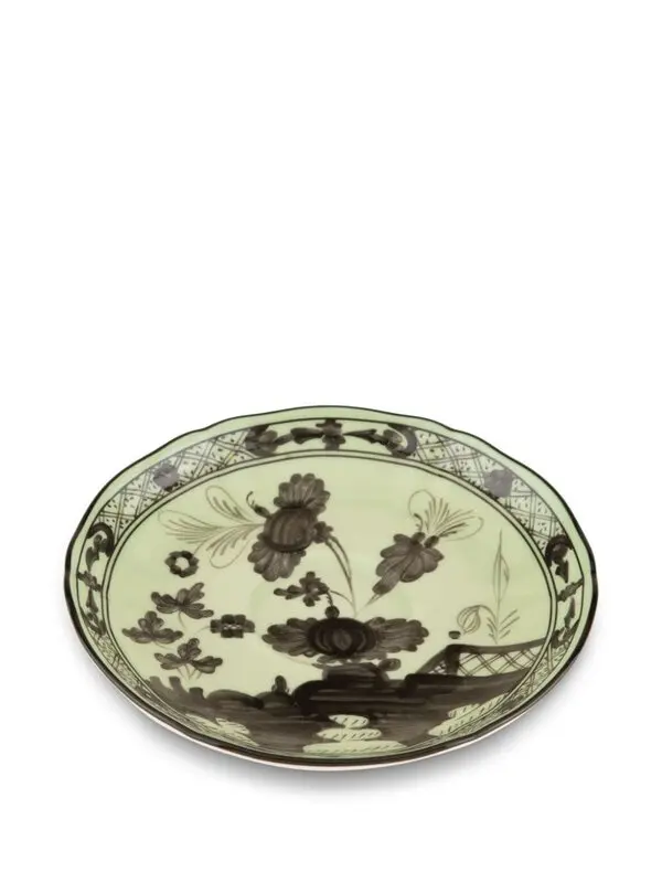 GINORI 1735 Oriente Italiano Coffee Saucer - Green