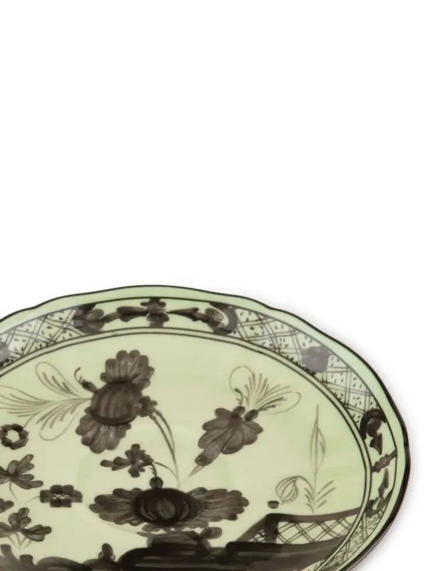 GINORI 1735 Oriente Italiano Coffee Saucer - Green
