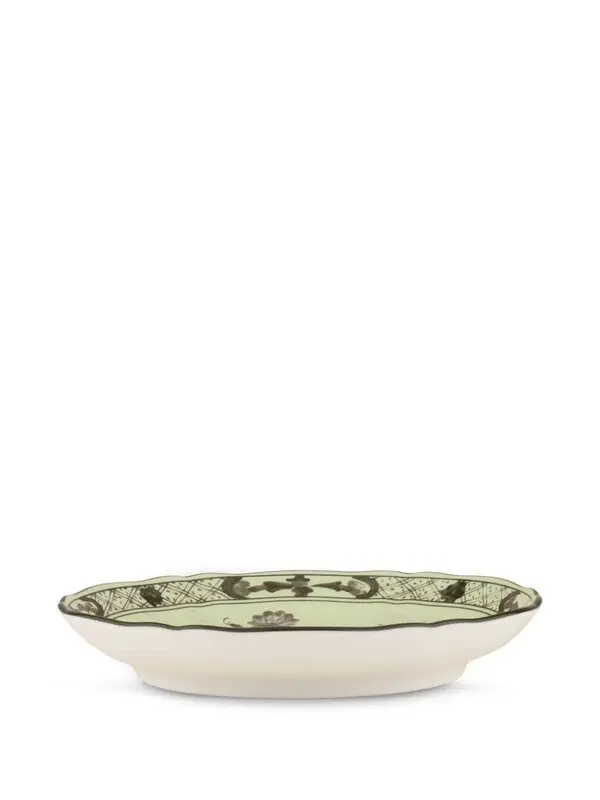 GINORI 1735 Oriente Italiano Coffee Saucer - Green