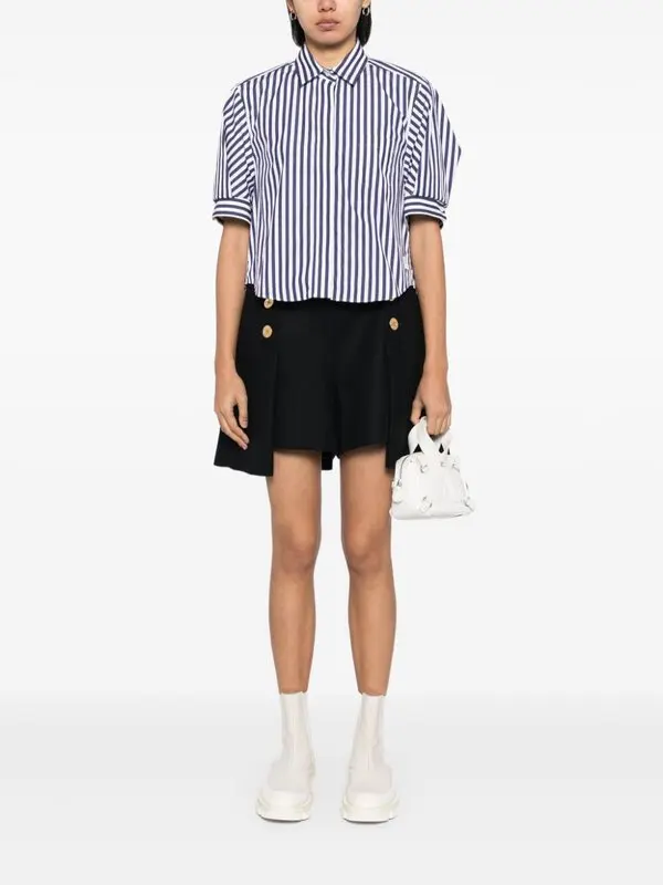 Sacai Pleated Tailored Short