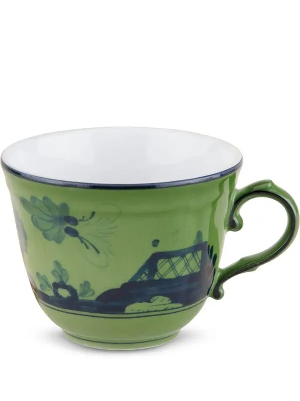 GINORI 1735 Oriente Italiano Coffee Cup - Green