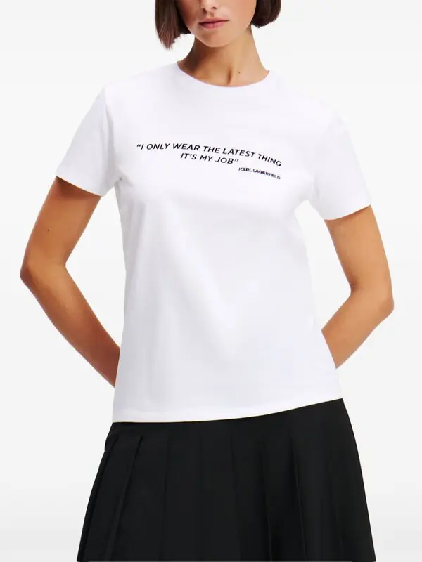 Karl Lagerfeld Quote T-shirt