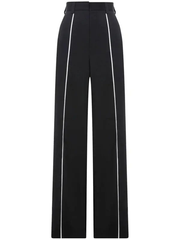 A.M.G. Contrasting-trim Trousers