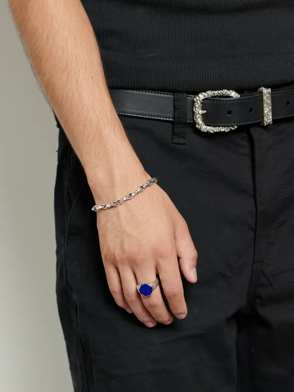 Emanuele Bicocchi Hammered Finish Bracelet