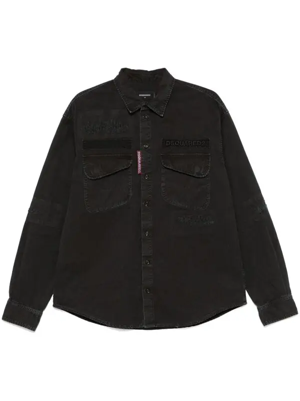 Dsquared2 Ranger Logo-embroidered Shirt