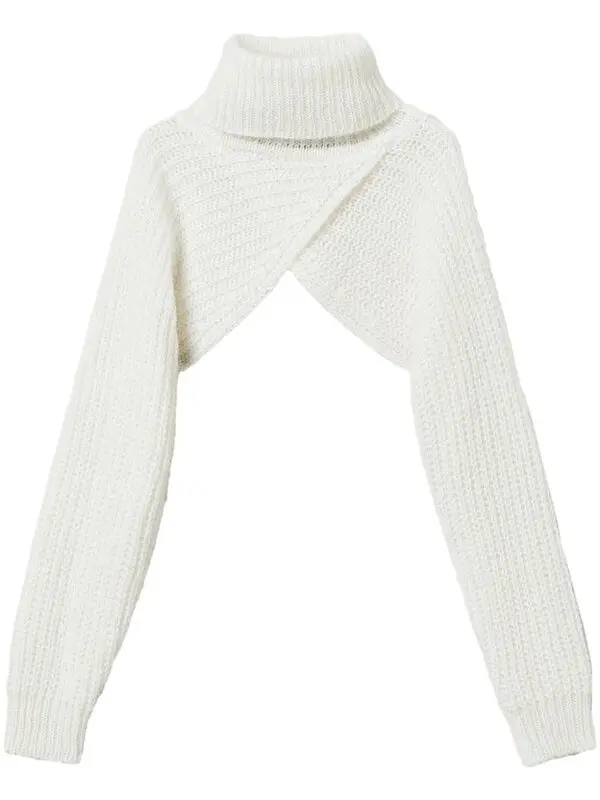 TWINSET Roll-neck Knit Shrug