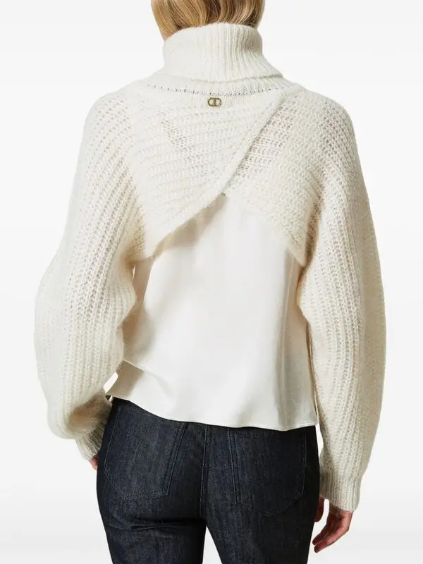 TWINSET Roll-neck Knit Shrug