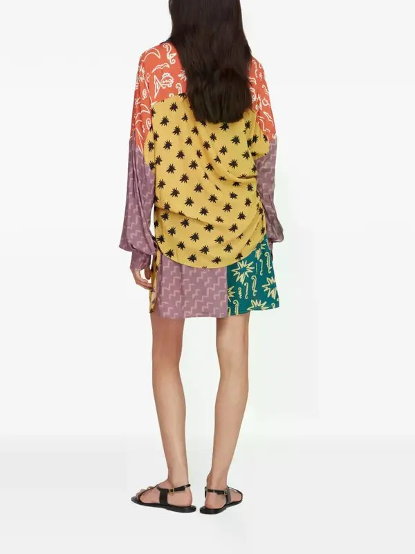 DONDE ESTEBAN Estrellitas Mini Shorts - Yellow