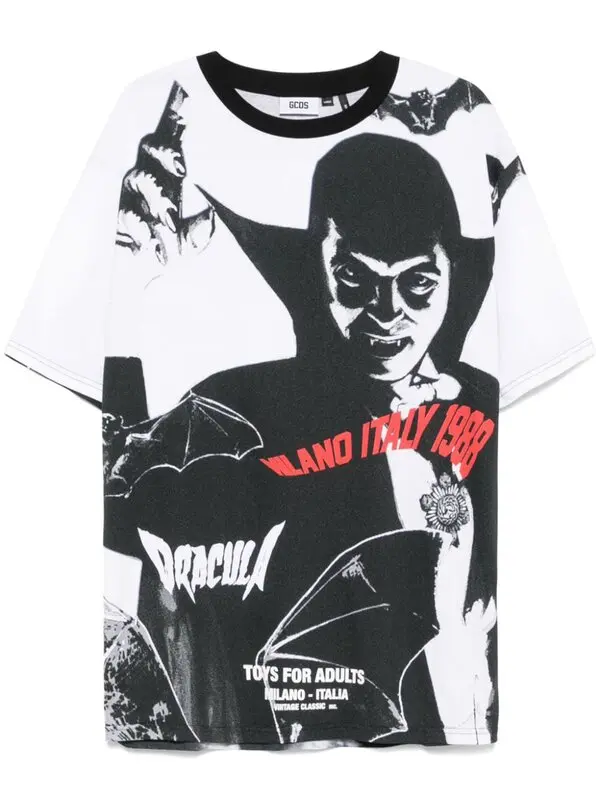 Gcds Dracula-print T-shirt