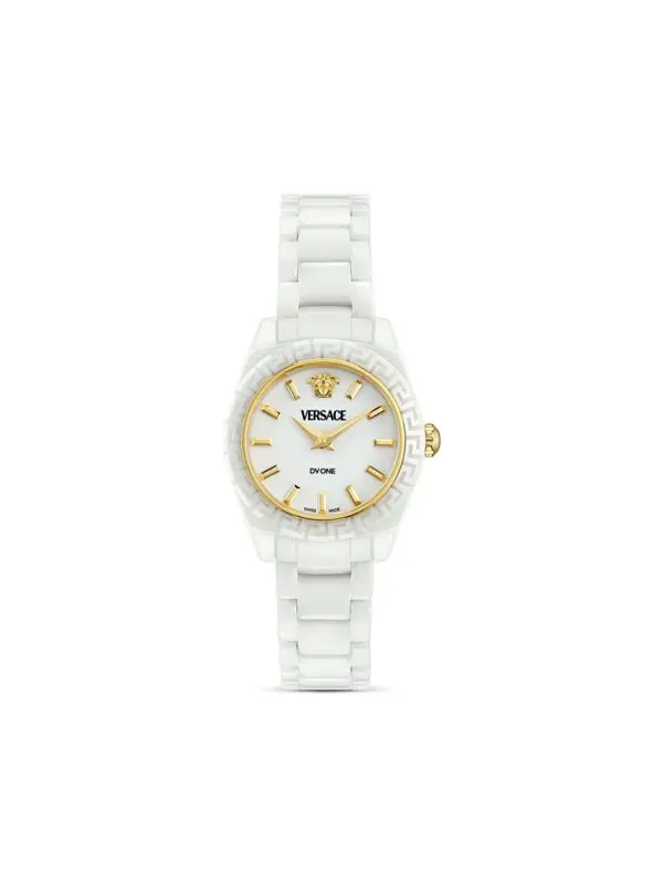 Versace Dv One Mini 28mm Watch - White