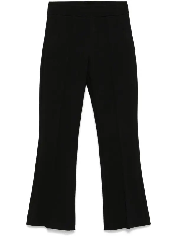 BLANCA VITA Flared Trousers - Black