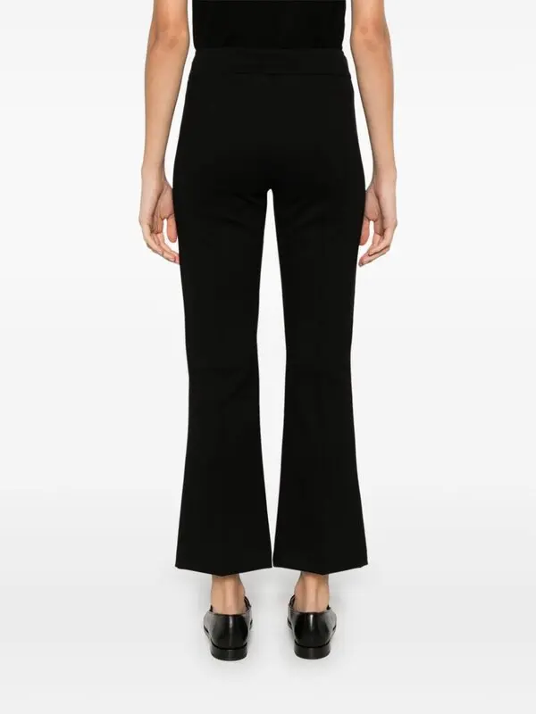 BLANCA VITA Flared Trousers - Black