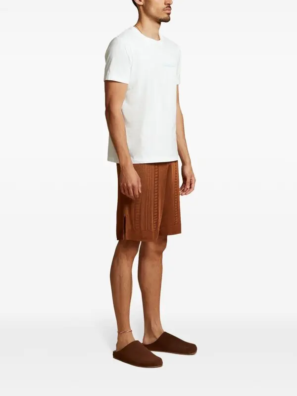 DONDE ESTEBAN Knitted Shorts - Brown