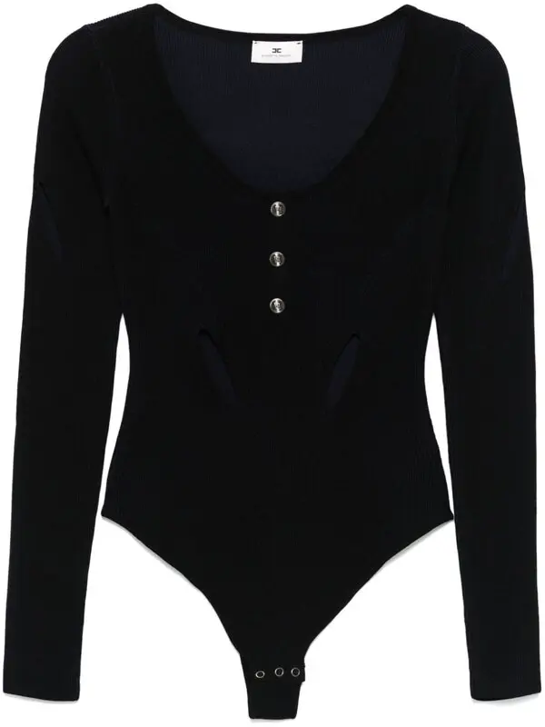 Elisabetta Franchi Fine-ribbed Bodysuit