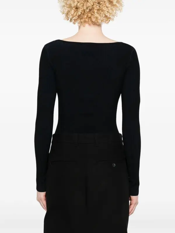 Elisabetta Franchi Fine-ribbed Bodysuit