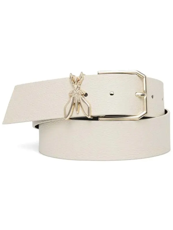 Patrizia Pepe Logo Buckle Belt - Neutrals