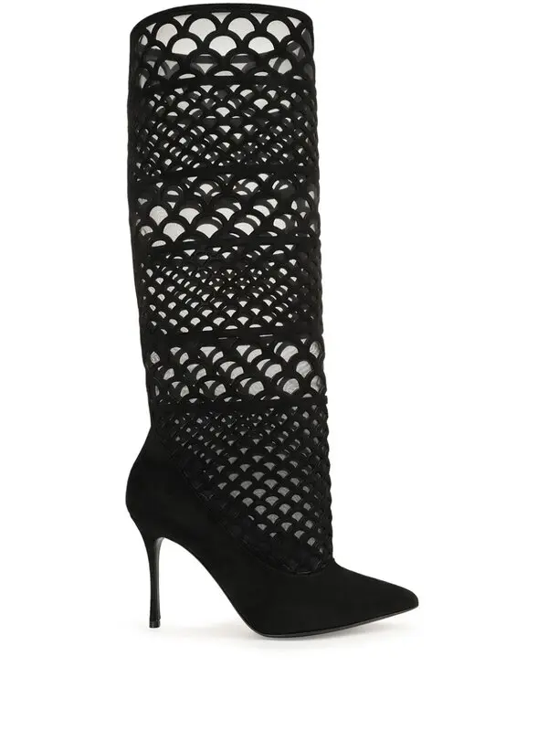 SERGIO ROSSI Sr Mermaid 90mm Boots