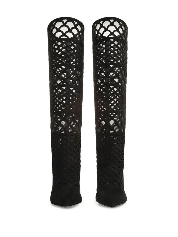 SERGIO ROSSI Sr Mermaid 90mm Boots