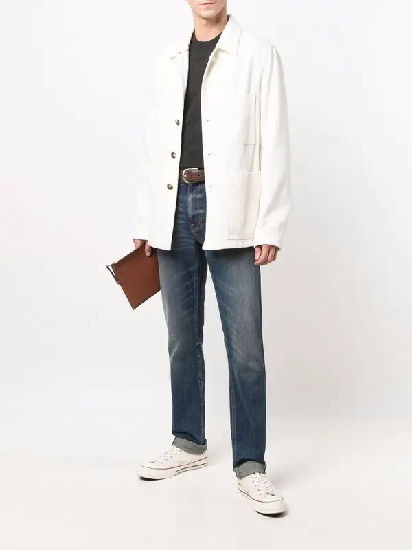 Fedeli Crew-neck Cashmere Jumper - Grey