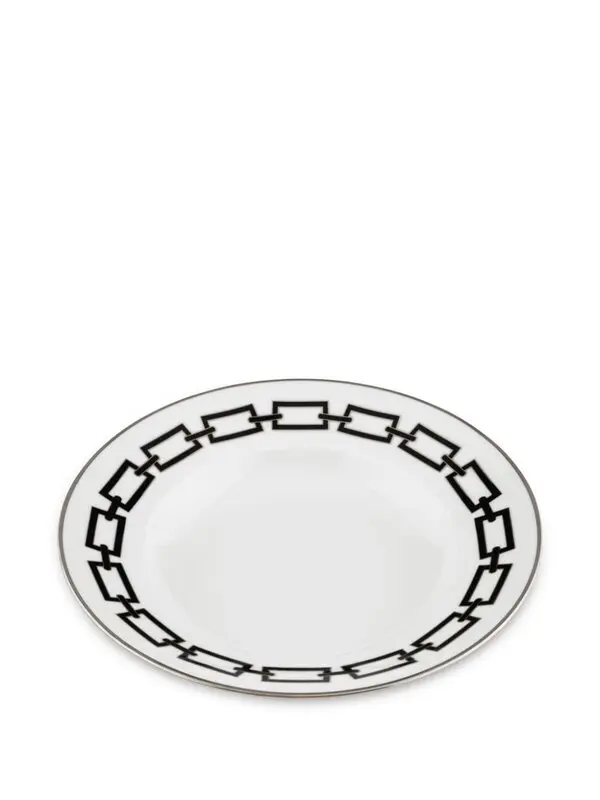 GINORI 1735 Catene Nero Soup Plate