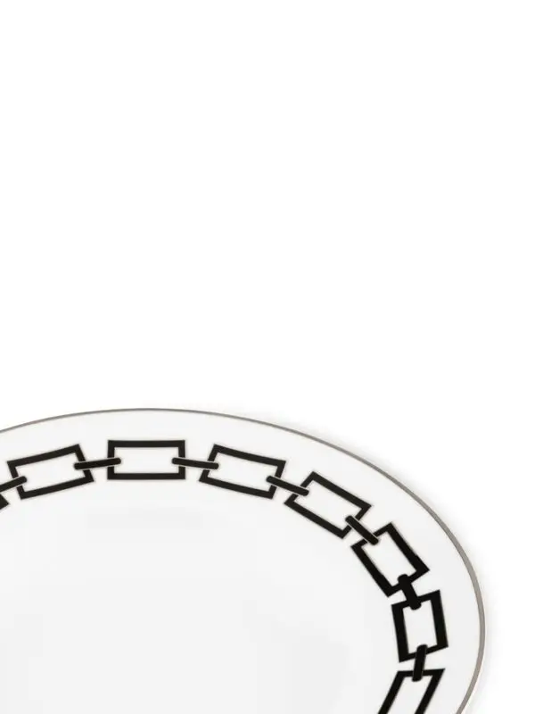 GINORI 1735 Catene Nero Soup Plate
