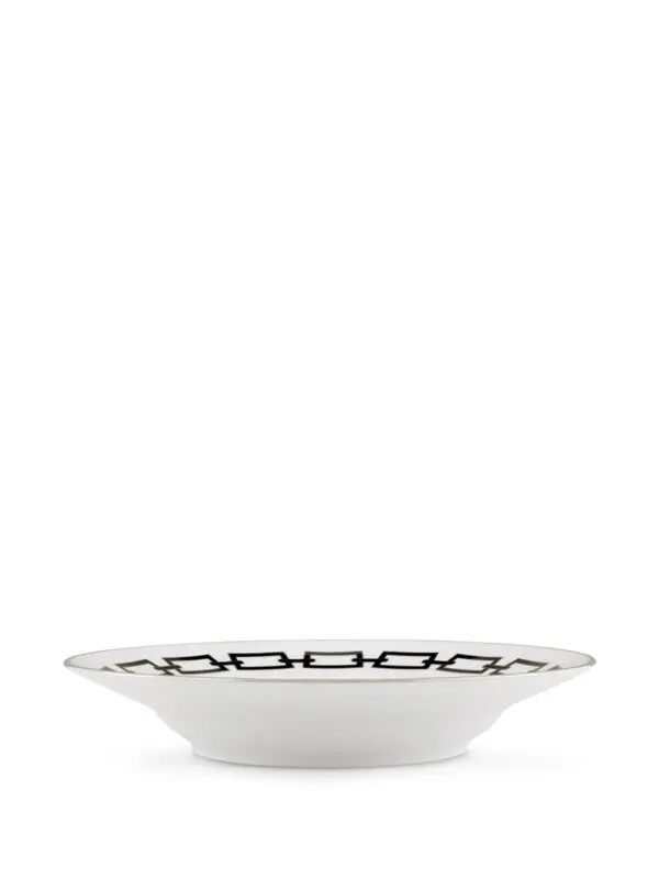 GINORI 1735 Catene Nero Soup Plate