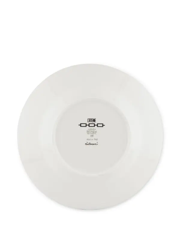 GINORI 1735 Catene Nero Soup Plate