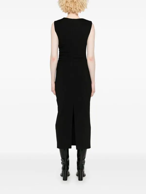 BLANCA VITA Ruched Maxi Dress